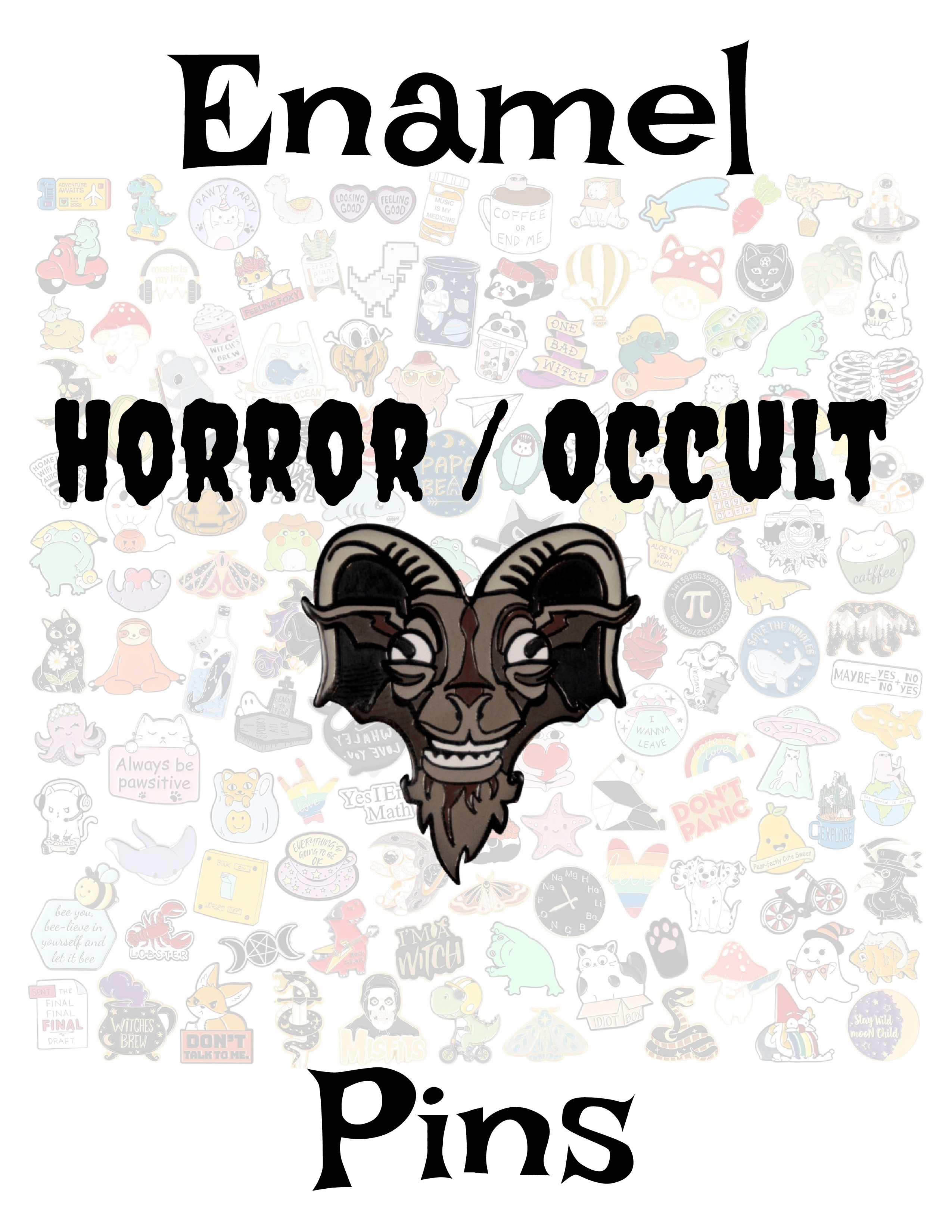 Enamel Pins - Horror – LoveNugBuds